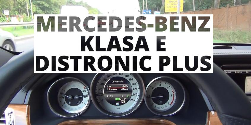 Mercedes-Benz Klasa E - działanie systemu Distronic Plus • Filmy ...