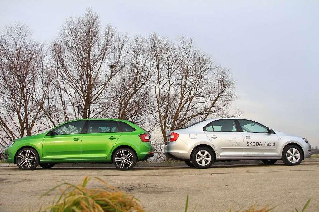 Skoda Rapid Spaceback vs. Liftback - dwa oblicza poprawności ...