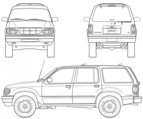 Ford Explorer II • Dane techniczne • AutoCentrum.pl