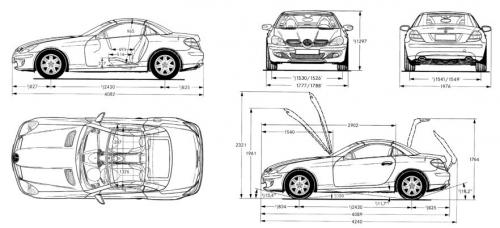 Mercedes SLK R171 • Dane techniczne • AutoCentrum.pl