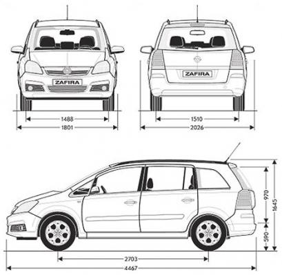 Opel Zafira B Technische Daten