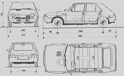 Fiat Ritmo II Hatchback • Dane techniczne • AutoCentrum.pl