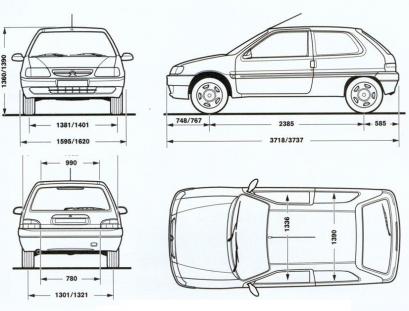 Citroen Saxo - Informacje o modelu • AutoCentrum.pl