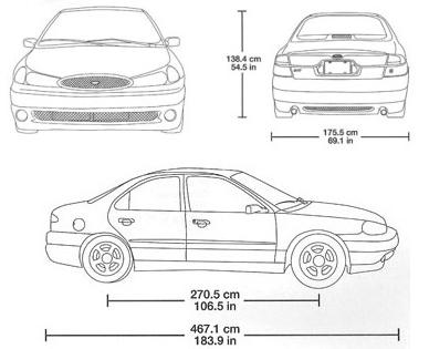 Ford Contour • Dane techniczne • AutoCentrum.pl