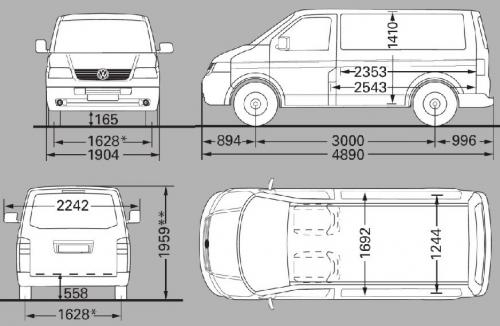 Volkswagen Caravelle T5 T5 Transporter • Dane techniczne • AutoCentrum.pl