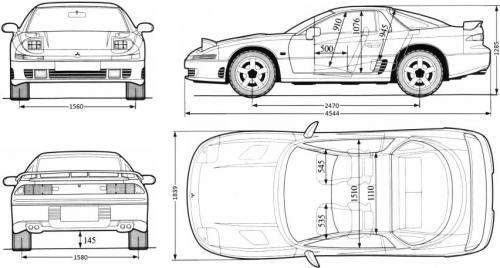 Mitsubishi 3000GT I • Dane techniczne • AutoCentrum.pl