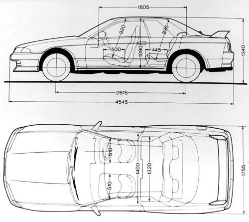 Nissan Skyline R32 Coupe • Dane techniczne • AutoCentrum.pl