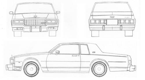 Chevy Caprice Blueprint