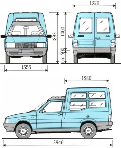 Fiat Fiorino III • Dane techniczne • AutoCentrum.pl