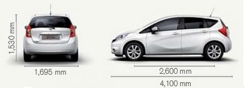 Nissan Note II • Dane techniczne • AutoCentrum.pl