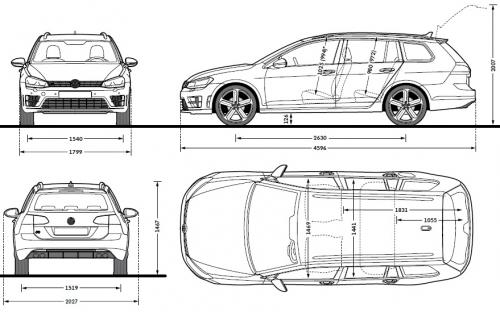 Volkswagen Golf VII R Variant • Dane techniczne • AutoCentrum.pl