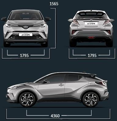 Toyota C-HR • Dane techniczne • AutoCentrum.pl
