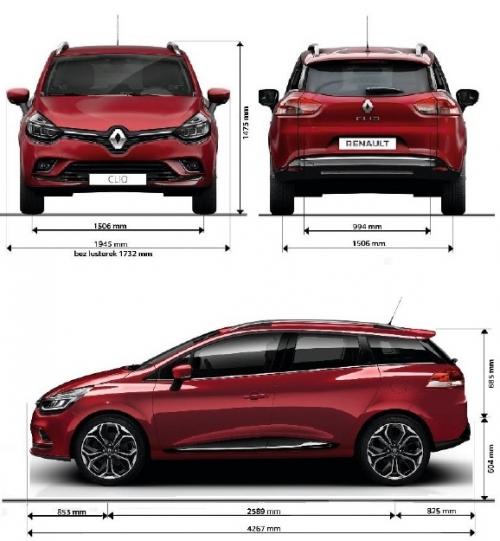 Renault Clio IV Grandtour Facelifting • Dane techniczne • AutoCentrum.pl
