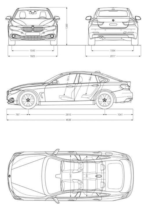 Dimensions Bmw F32