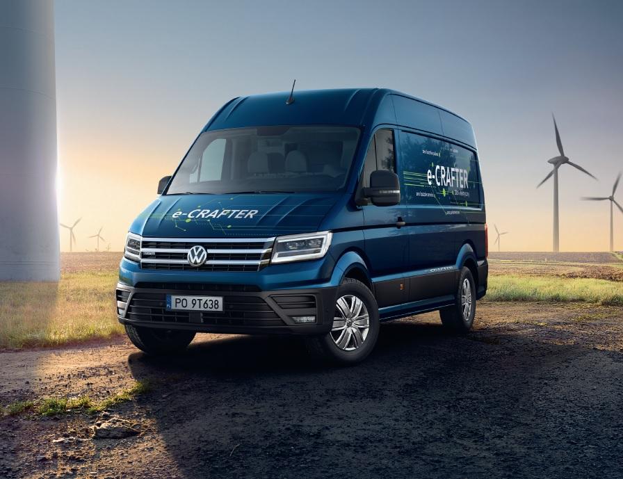 Volkswagen Crafter I e-Crafter Elektryczny 136KM 100kW od 2018 • Dane ...