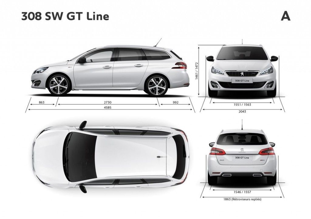 Peugeot 308 II SW GT Line (2014) - Galerie prasowe - Galeria ...