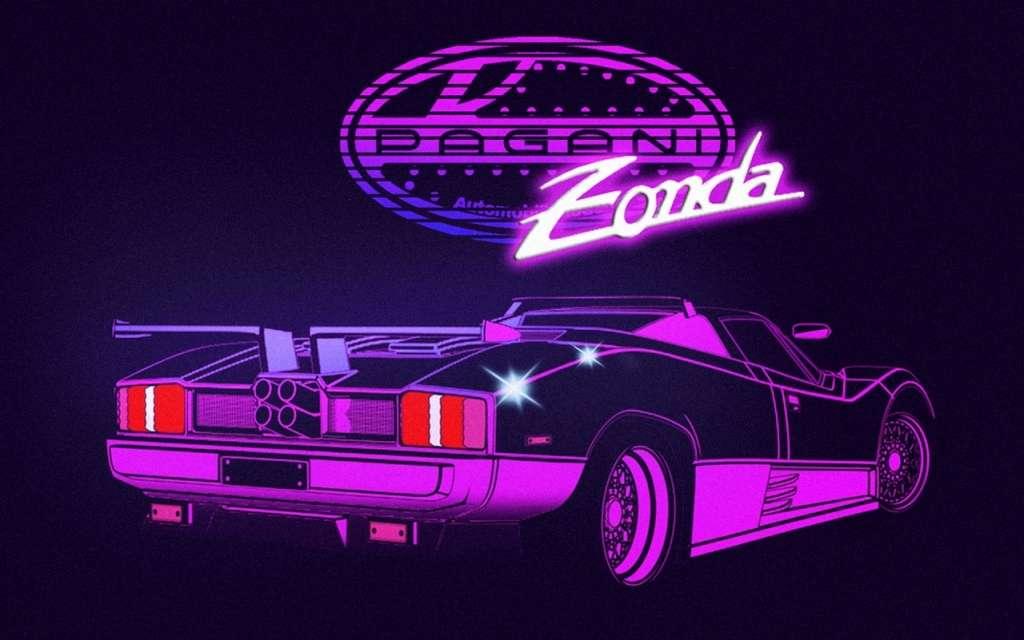 Pagani Zonda z Miami Vice? Powrót lat 80-tych! • AutoCentrum.pl