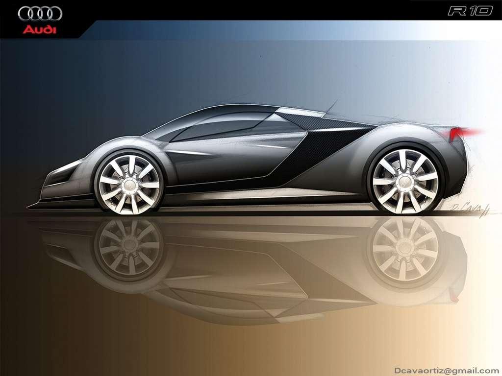 Audi R10 Concept - ciekawy, choć nieoficjalny projekt • AutoCentrum.pl